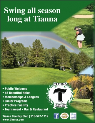 Public Welcome, Tianna Country Club, Walker, MN