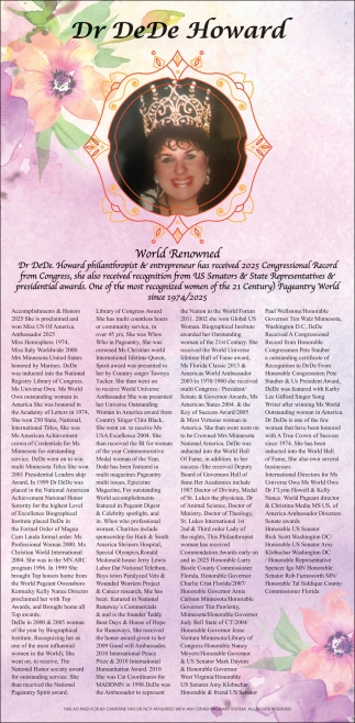 World Renowned Dr. Dede Howard, Frank Howard, Hibbing, MN